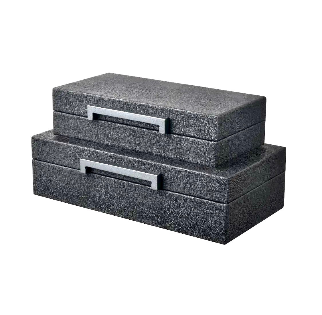 Black Faux Stingray Box– Republic of Decor