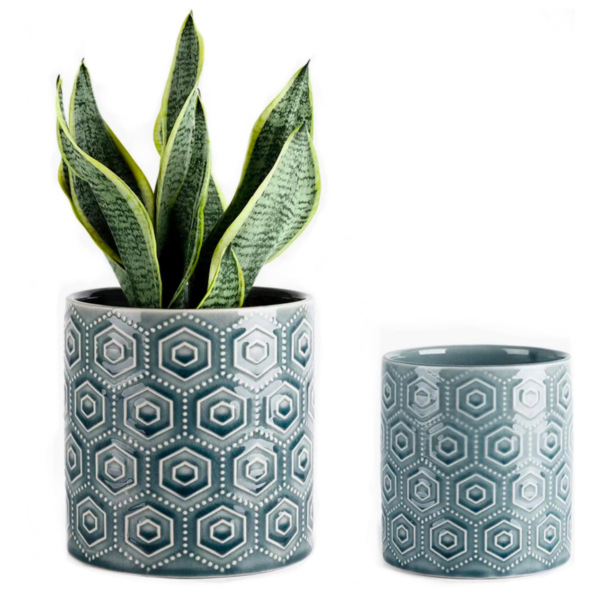 Lagoon Hex Pots– Republic of Decor